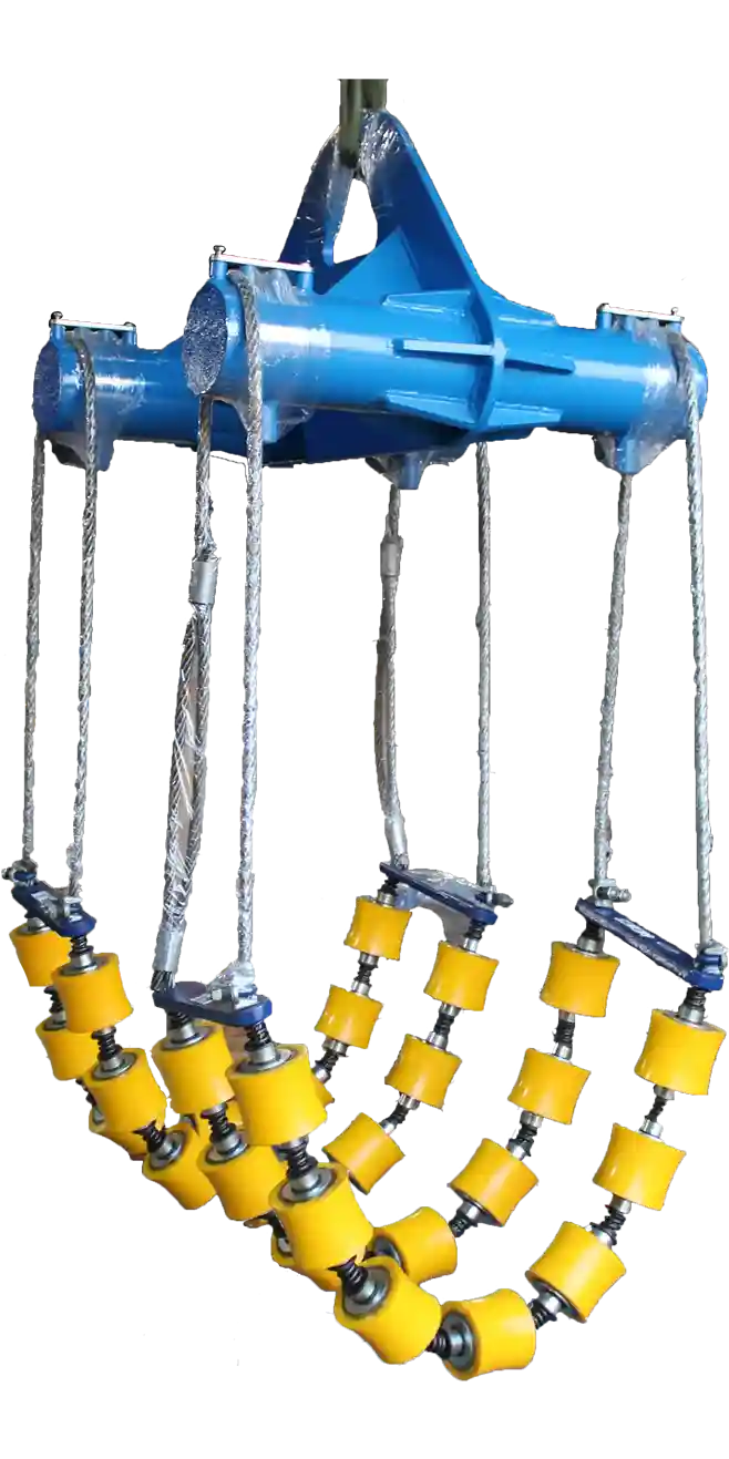 Pipe Lowering Cradle with PU Coated Manufacturer & Exporter